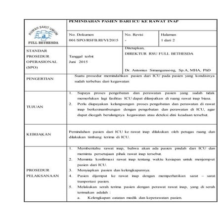 288620991 pemindahan-pasien-dari-icu-ke-ranap | DOCX