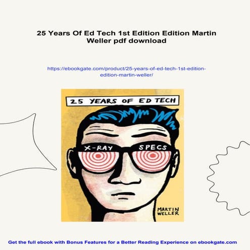 25 Years Of Ed Tech 1st Edition Edition Martin Weller | PDF