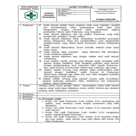 288902850-Sop-Audit-Internal.doc