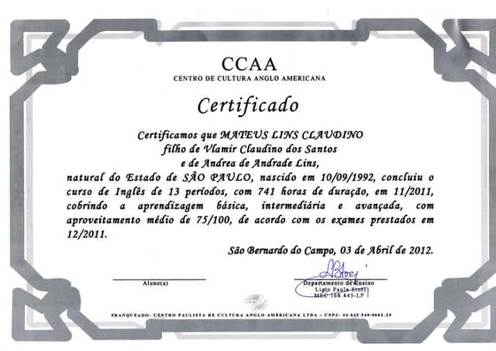 Certificado UCLA summer | PDF