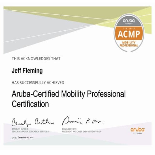 ACMP_Cert | PDF
