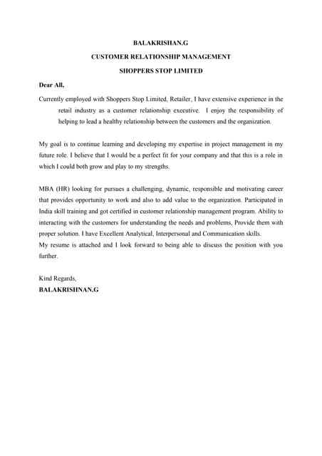 Cover letter- linkedin | DOCX