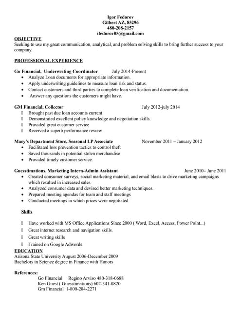 Sherita Resume (autosaved) | PDF