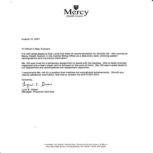 Lynn's Recommendation Letter | PDF