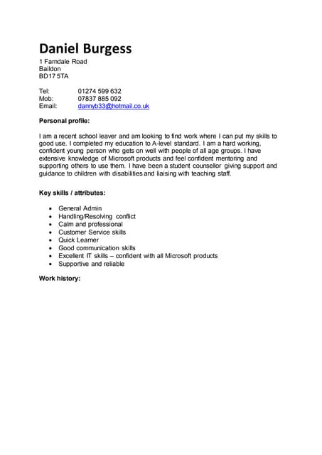 Josh Hale CV | DOCX