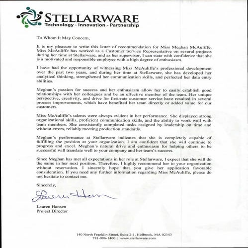 Natalie Daczkowski- Recommendation Letter | DOCX