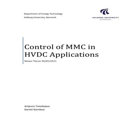 Control_of_MMC_in_HVDC_Applications_Masters_Thesis_WPS4_1054 | PDF