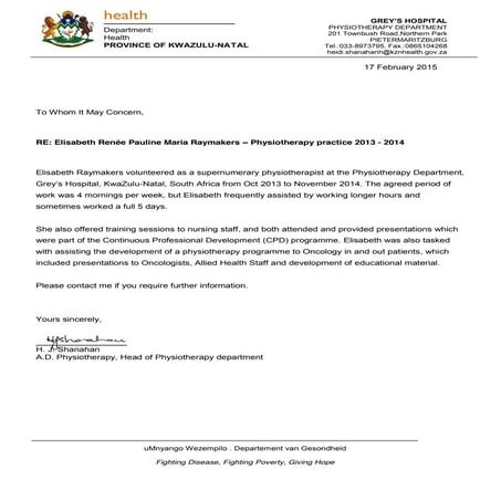 letter of service | PDF