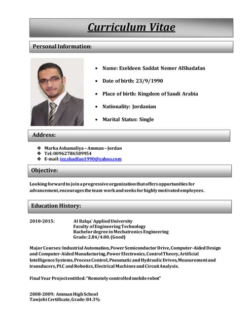 Ahmed cv | PDF