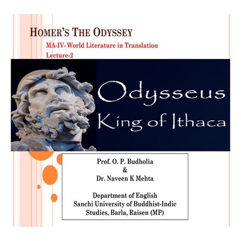 Homer's The Odyssey Part-2 | PPT