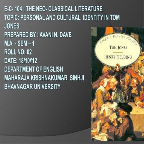 The Neoclassical Literature | PPTX