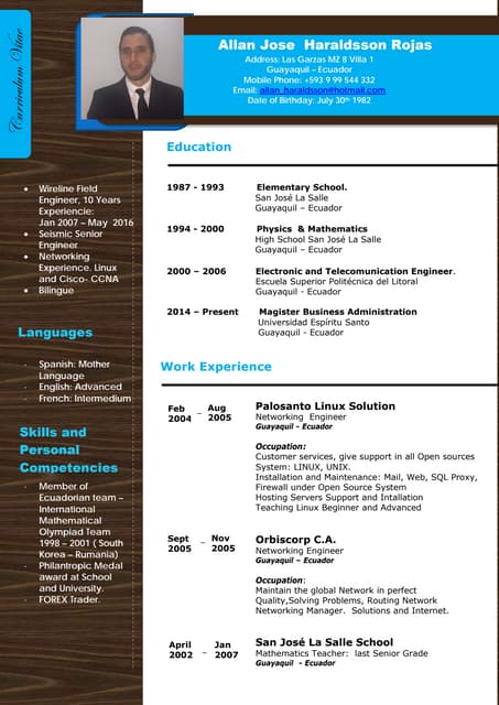 Szymon Potaczek CV | PDF