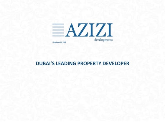 Azizi-Developments-PPT_AP | PDF | Developmental Sites | Real Estate