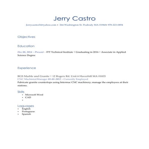 Jerry Castro | PDF