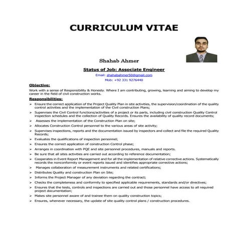 shahab cv (1) | PDF