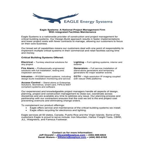 Eagle Summary Overview | PDF