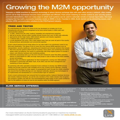 2011 03_Growing the M2M opportunity - Brainstorm Magazine | PDF