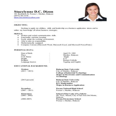 Resume Stacy[3] | DOCX