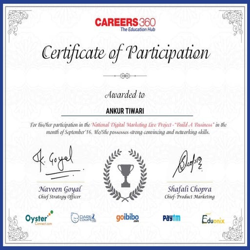 certificate | PDF