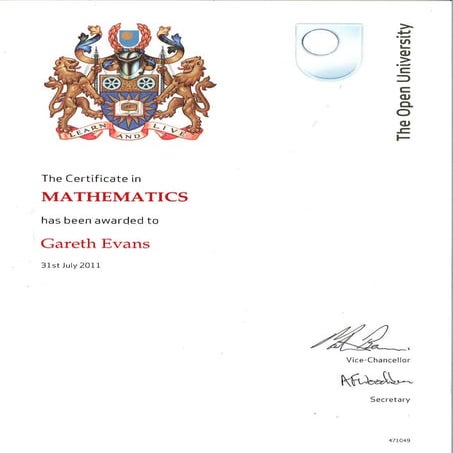 HNC in Mathematics | PDF