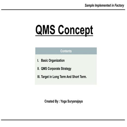 QMS Concept | PDF