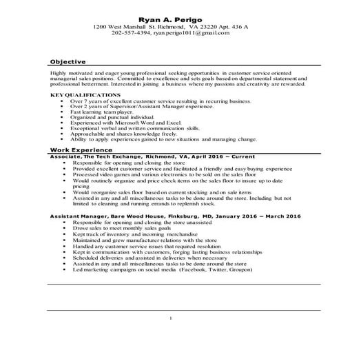 Ryan general resume v4 clean | DOCX