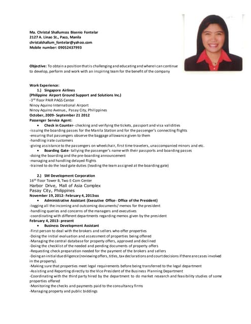 Maria-Gaston New resume | PDF