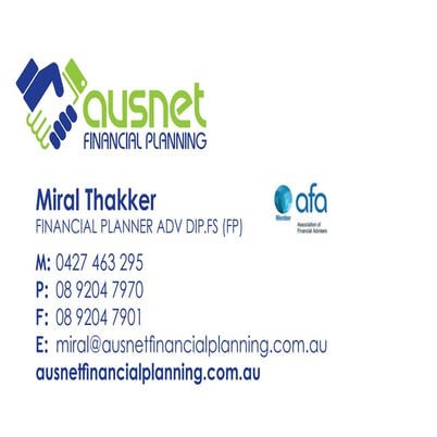 AUSNET FINANCIAL PLANNING BUSINESS CARD | PDF