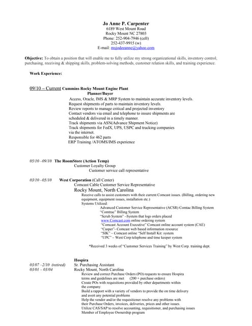 brenda's resume | RTF