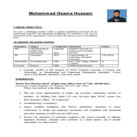 Osama's Resume | PDF