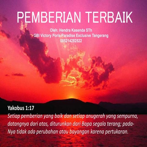 Pemberian Terbaik | PPTX