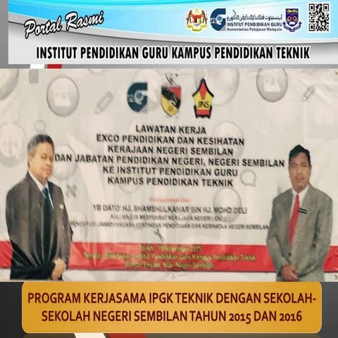 Kerjasama IPGKPT dengan Sekolah-sekolah di Neg Sembilan | PPT