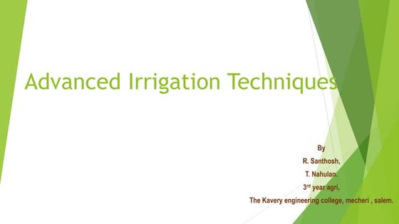 ppt on drip irrigation | PPT
