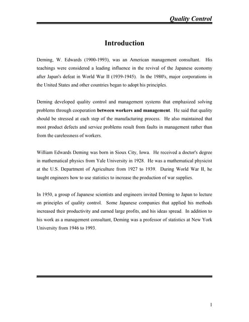 Pepsico QUALITY CONTROL TRAINING | PPTX