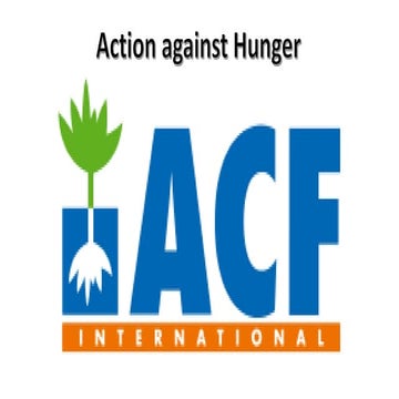 Action against hunger | PPTX
