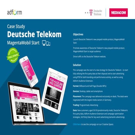 Adform and Deutsche Telekom Case Study | PPT