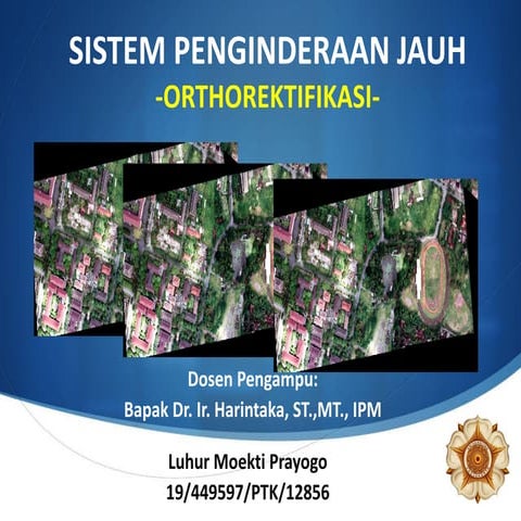 Orthorektifikasi Foto Udara | PDF