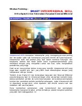 Silabus Training "Effective LEARNING and DEVELOPMENT PROGRAM" | PDF