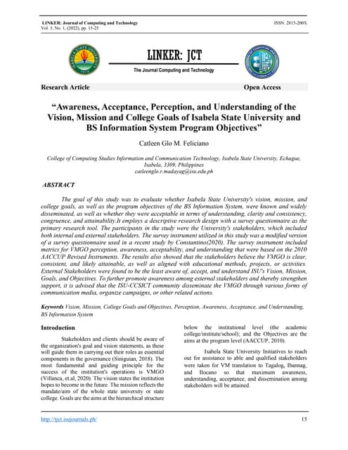 REFLECTIVE ESSAY ON VMGO_TUMACDER, DHML.pdf | Education industry | Industries