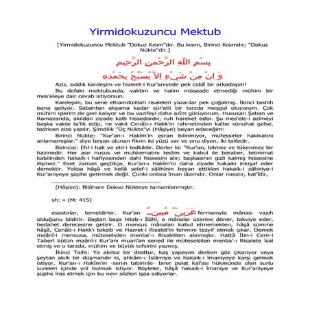 29.Mektup | PDF