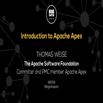 Introduction To Apache Apex By Thomas Weise Pdf Databases 5758