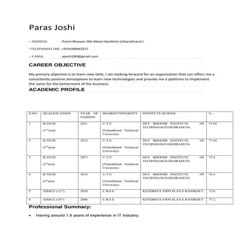 paras_resume | DOC