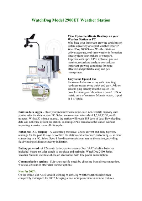 PointSense Portable Logger Data Sheet | PDF