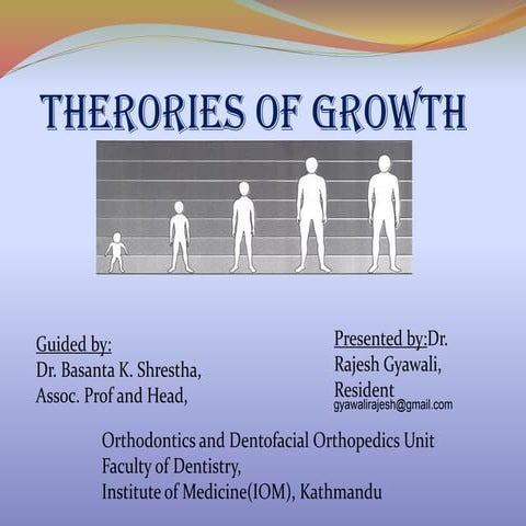 theories of growth and development- orthodontics | PPTX