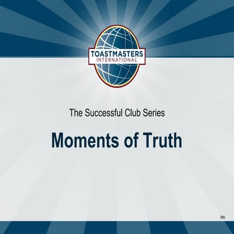 Toastmasters Officers Presentation | PPT