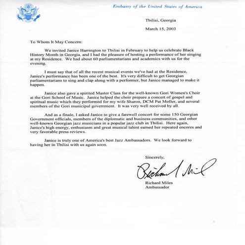 US Embassy Tbilisi | PDF