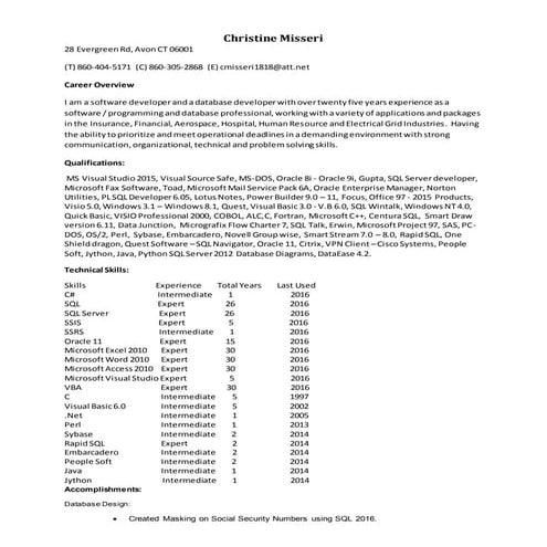 Pat Pezzi Resume | DOCX
