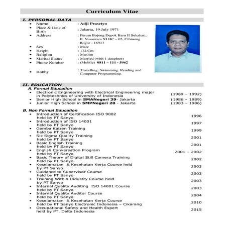 CV Ivan Sofyan_Oct 2016 | PDF