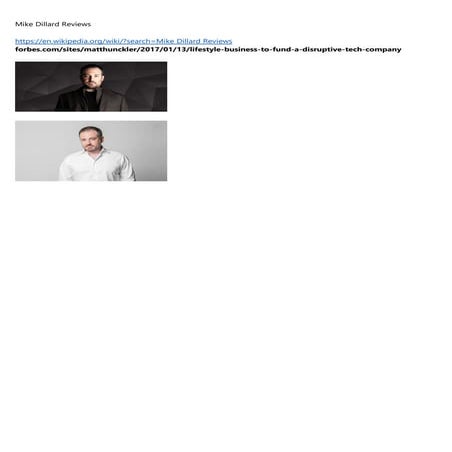 When Professionals Run Into Problems With Mike Dillard, This Is What ...