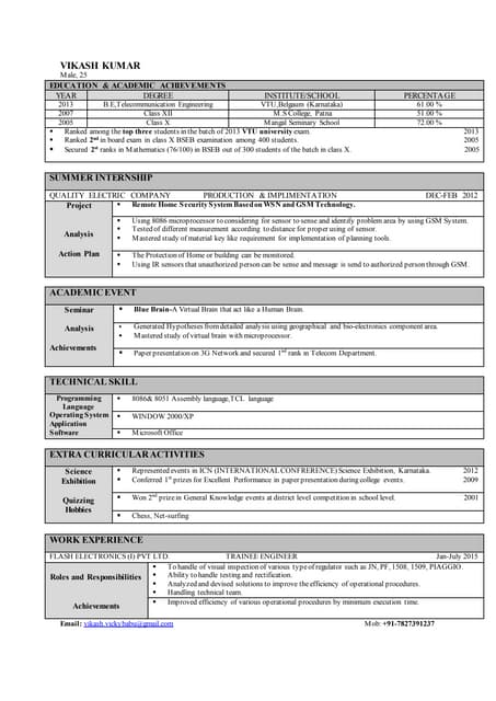 Mahesh Babu _ Resume | PDF